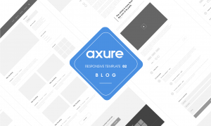 Axure responsive template: Blog website 2 – H U M B L E . U X