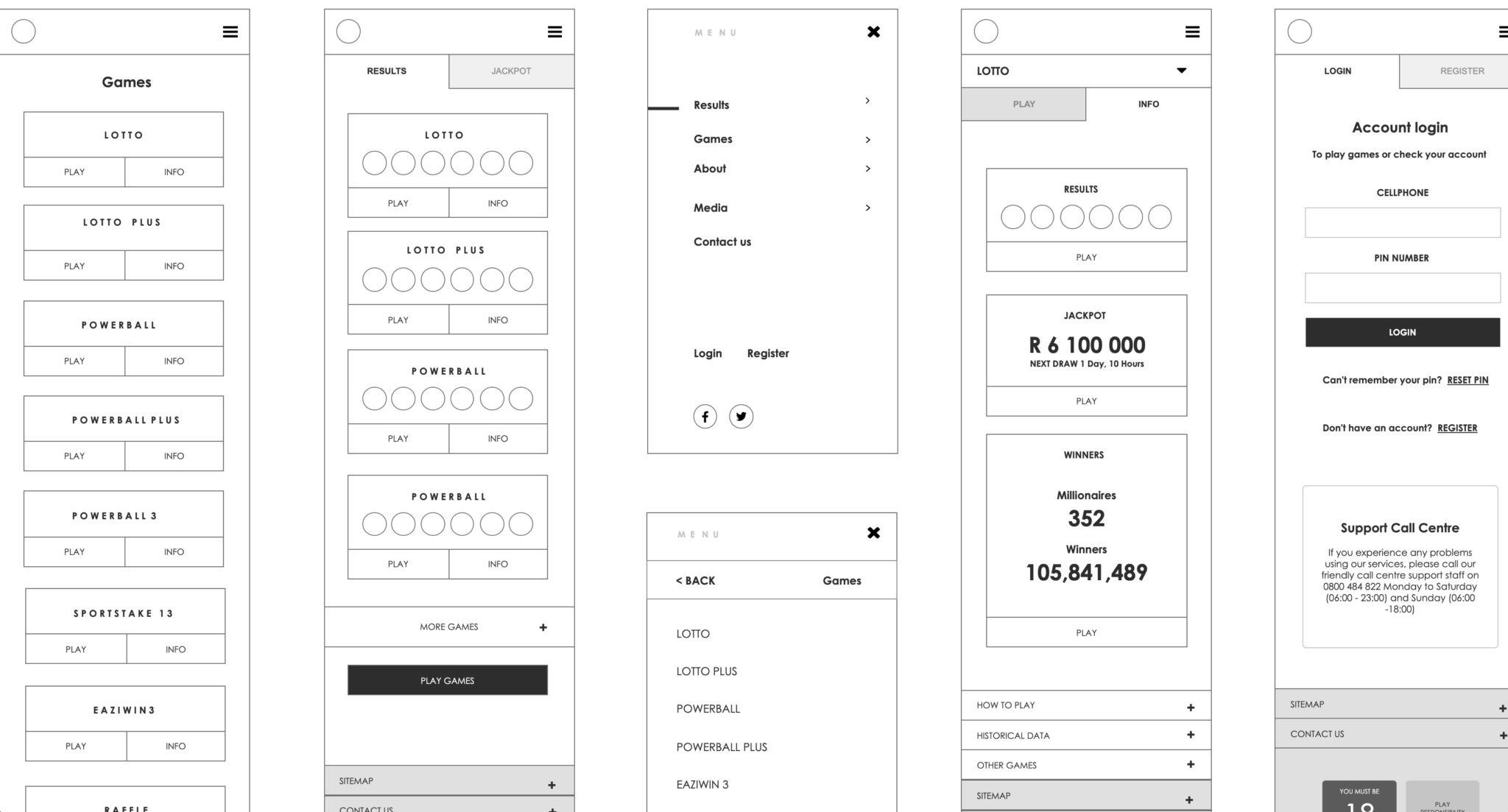 Game Website Mobile Template – H U M B L E . U X