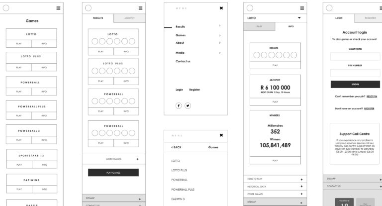 Game Website Mobile Template – H U M B L E . U X