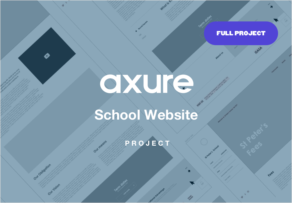 School Website Template - H U M B L E . U X